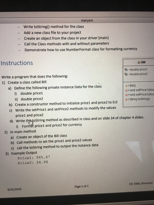 Solved Lab 4 Wednesday CSI 2300 Lab Rules All code written | Chegg.com