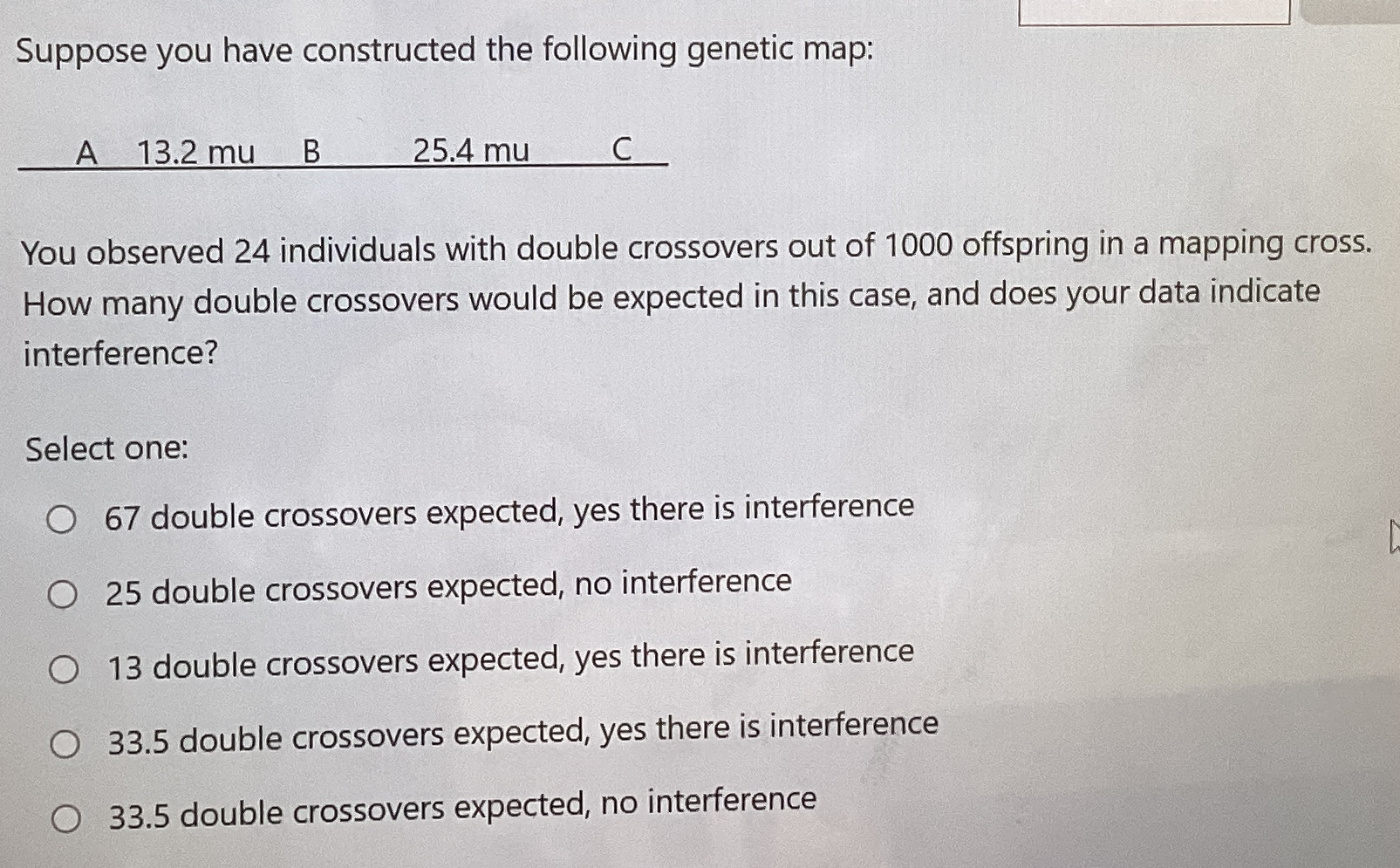 Solved Suppose you have constructed the following genetic | Chegg.com