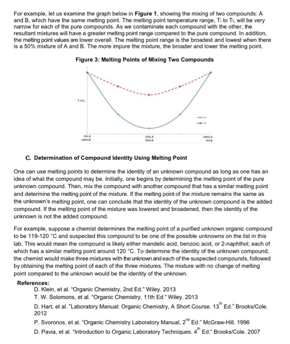 Experiment 1 Name: Melting Point Determination - Post | Chegg.com