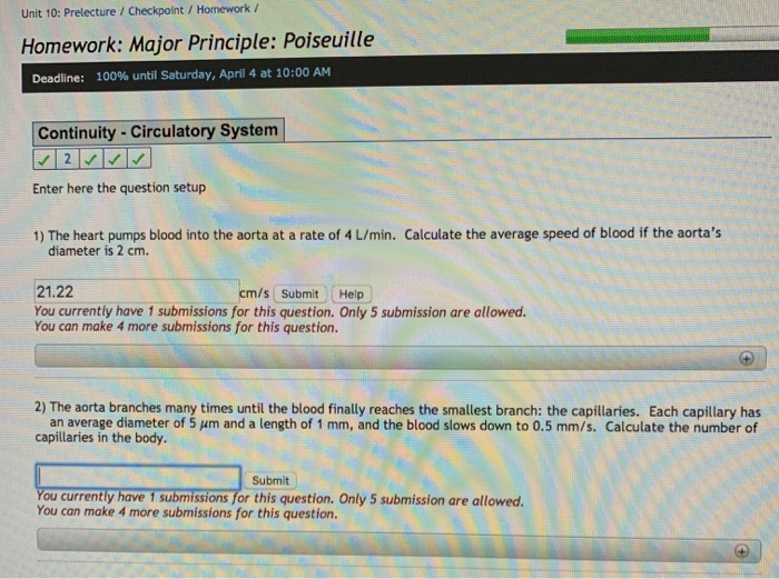 Solved Unit 10: Prelecture / Checkpoint / Homework/ | Chegg.com