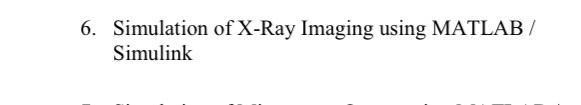 Solved 6. Simulation of X-Ray Imaging using MATLAB / | Chegg.com