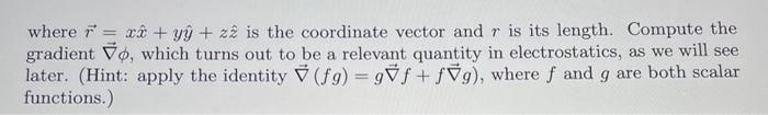 Solved 4. (2 points) For a constant vector p, we can define | Chegg.com