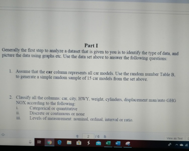 Solved File Home Insert Page Layout Formulas Data Review | Chegg.com