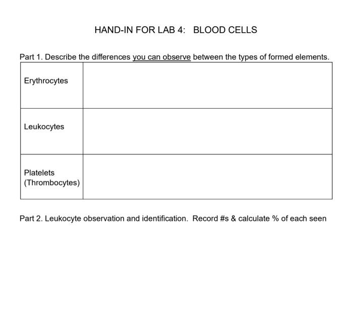 Solved Part 1. Describe the differences vou can observe | Chegg.com
