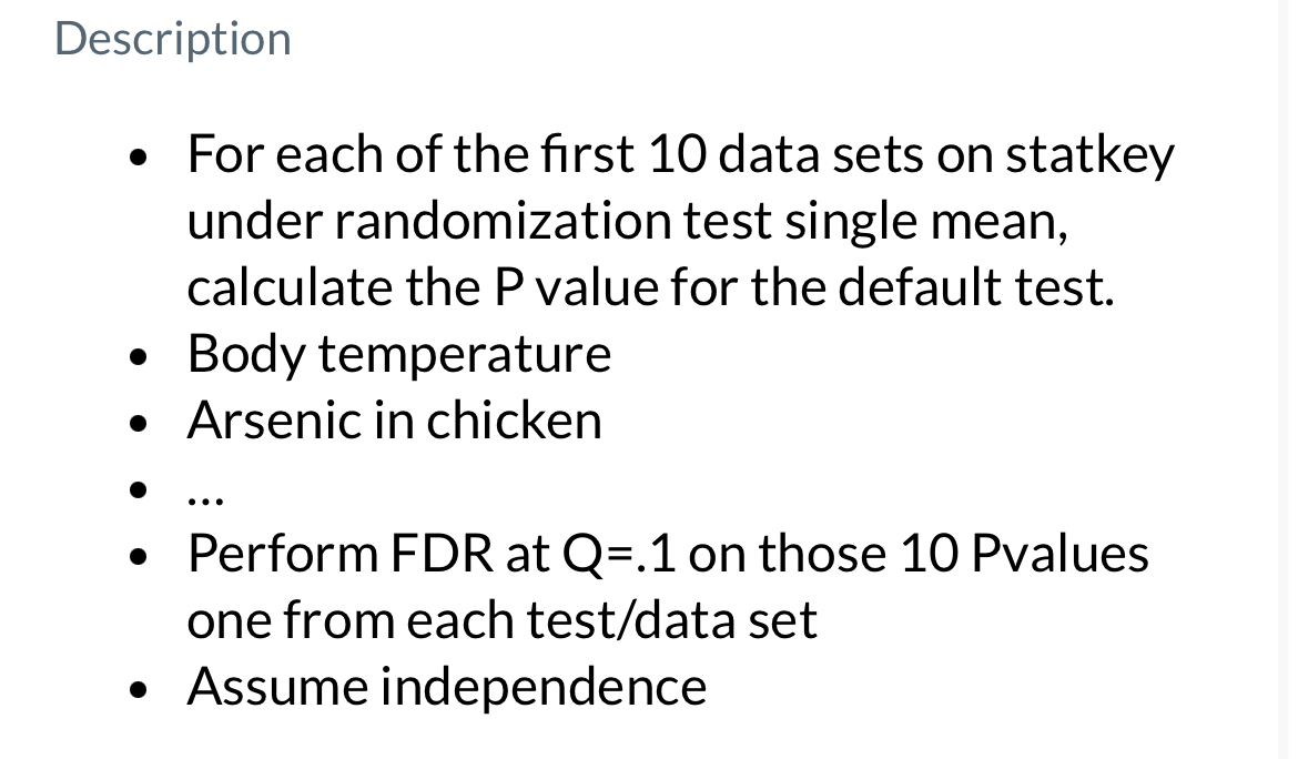 Solved DescriptionFor each of the first 10 ﻿data sets on | Chegg.com