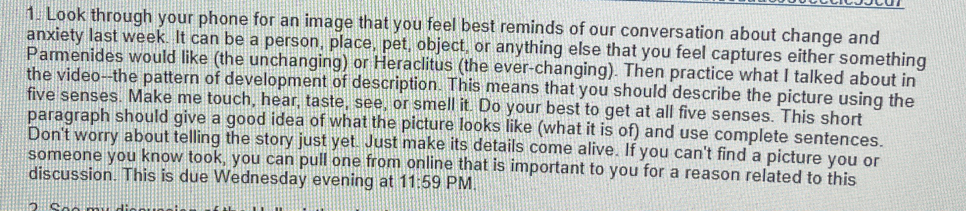 Solved Look through your phone for an image that you feel | Chegg.com