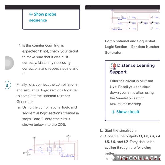 Procedure Since we learned how the digital | Chegg.com