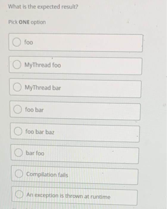 Solved class My Thread extends Thread ] MyThread() { | Chegg.com