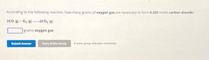 Solved According to the following reaction, how many grams | Chegg.com