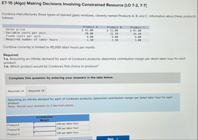 Solved Please answer both questions! Thank you. E7-15 (Algo) | Chegg.com