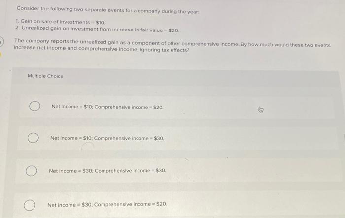 Solved Consider the following two separate events for a | Chegg.com