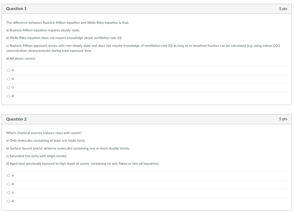 Solved Question 1The difference between Rudnick-Milton | Chegg.com