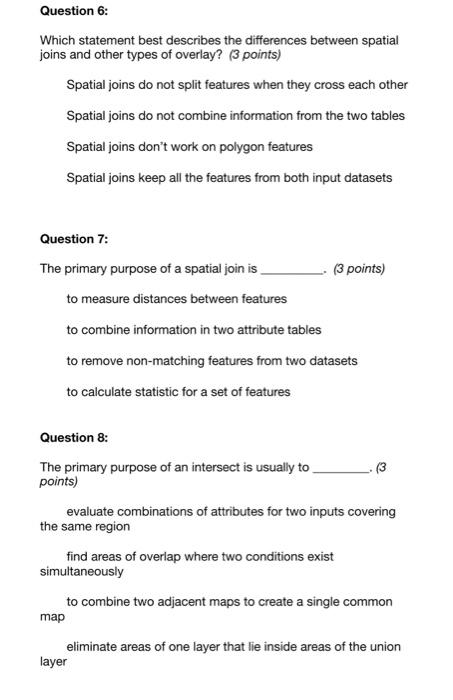 Solved Question 6: Which statement best describes the | Chegg.com