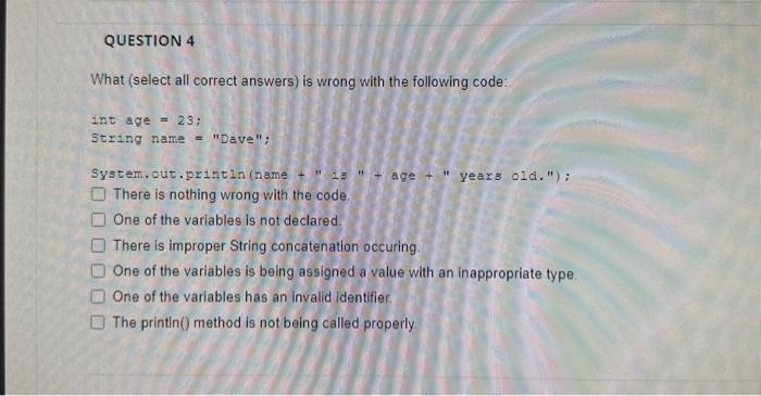 Solved Which of the following is the correct way to declare | Chegg.com