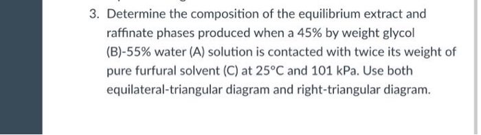3. Determine the composition of the equilibrium | Chegg.com