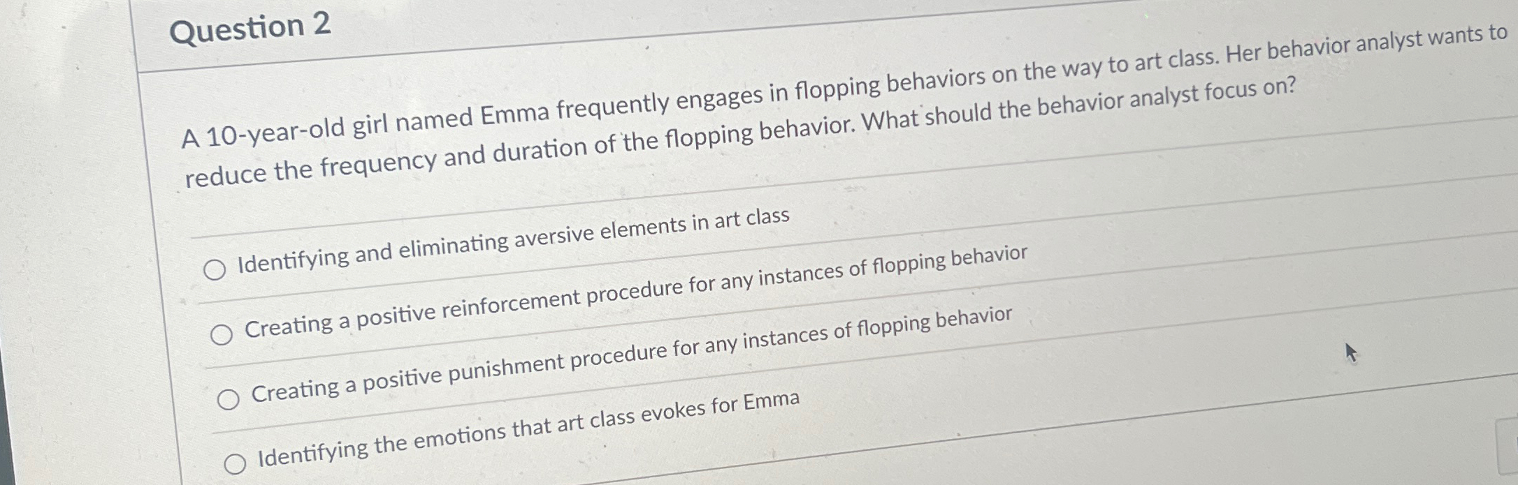 Solved Question 2A 10-year-old girl named Emma frequently | Chegg.com