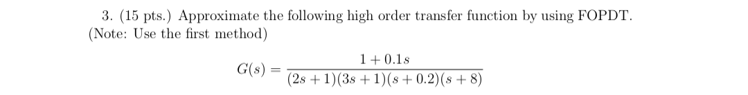 Solved 3. (15 pts.) Approximate the following high order | Chegg.com