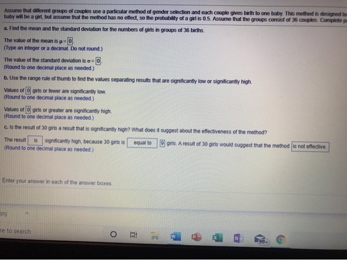 Solved Assume that different groups of couples use a | Chegg.com