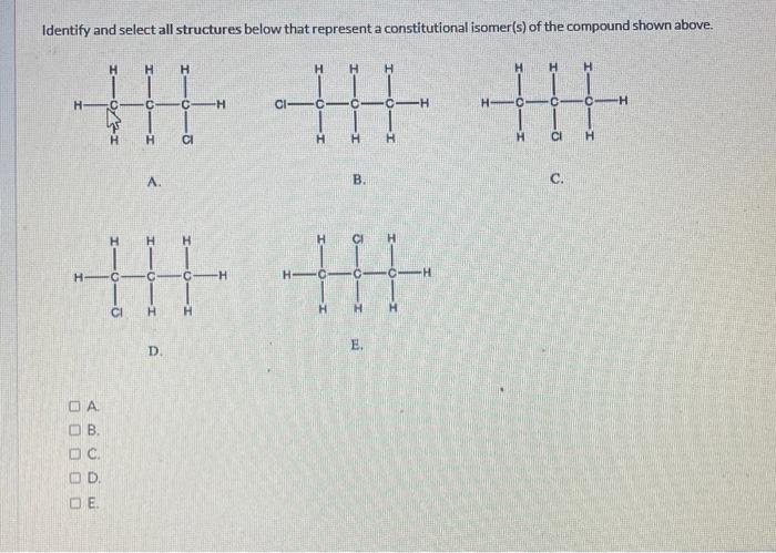 [Solved]: Identify and select all structures below that re
