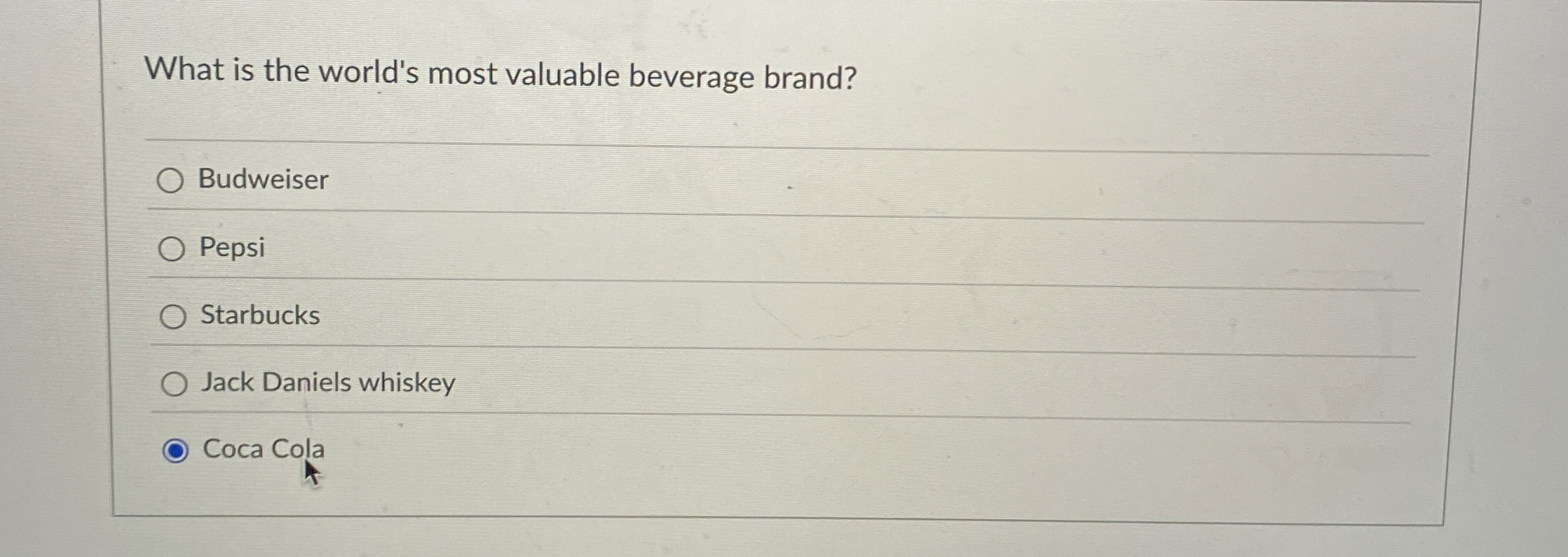 Solved What is the world's most valuable beverage | Chegg.com