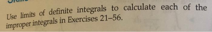 Solved Use limits of definite integrals to calculate each of | Chegg.com
