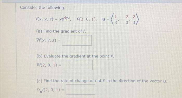 Solved Consider the following. | Chegg.com