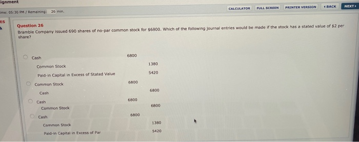 Solved ignment CALCULATOR FULL SCREEN PRINTER VERSION 4 BACK | Chegg.com