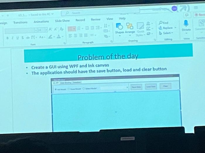 [solved] Problem Of The Day Create A Gui Using Wpf And I