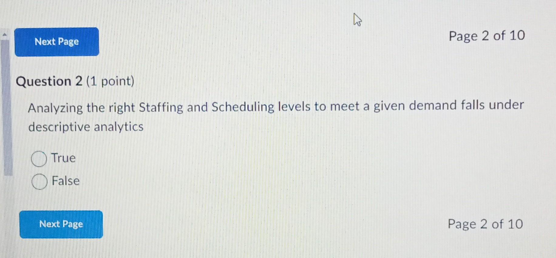 Solved Analyzing the right Staffing and Scheduling levels to | Chegg.com