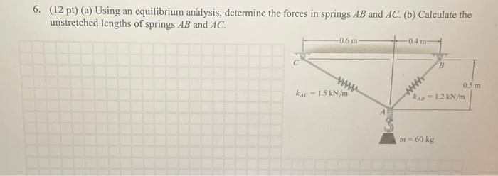 Solved this is a statics question, please show all work | Chegg.com