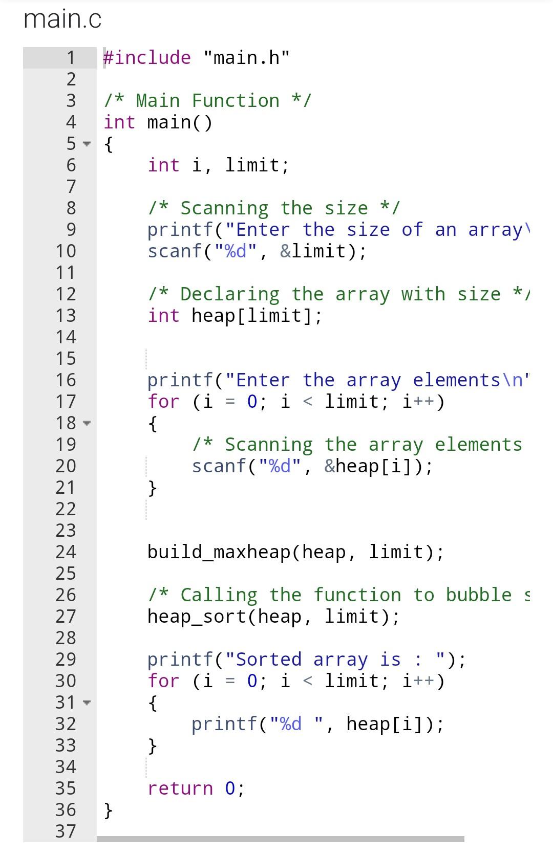 Solved main.h \( \begin{aligned} 1 & \text { \#ifndef MAIN_H | Chegg.com