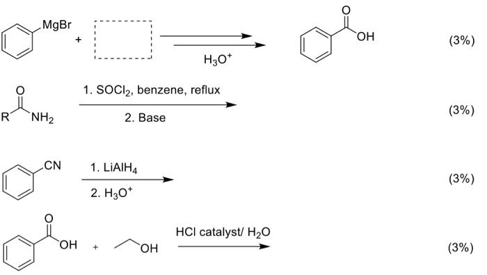 Solved R MgBr NH₂ CN OH H3O+ 1. SOCI₂, benzene, reflux 2. | Chegg.com