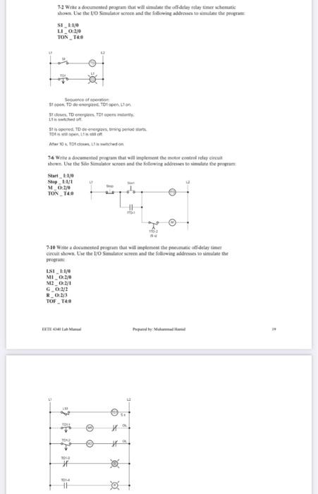 7.2 Write a documented program that will wimulve the | Chegg.com