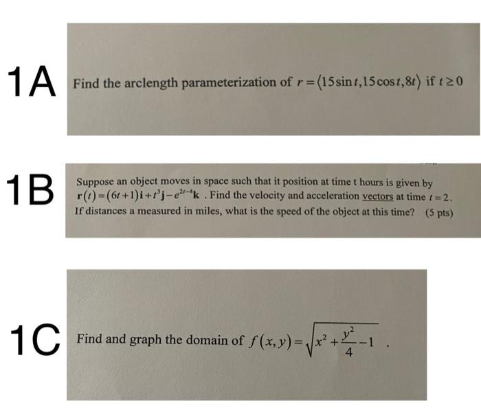 Solved Find the arclength parameterization of | Chegg.com