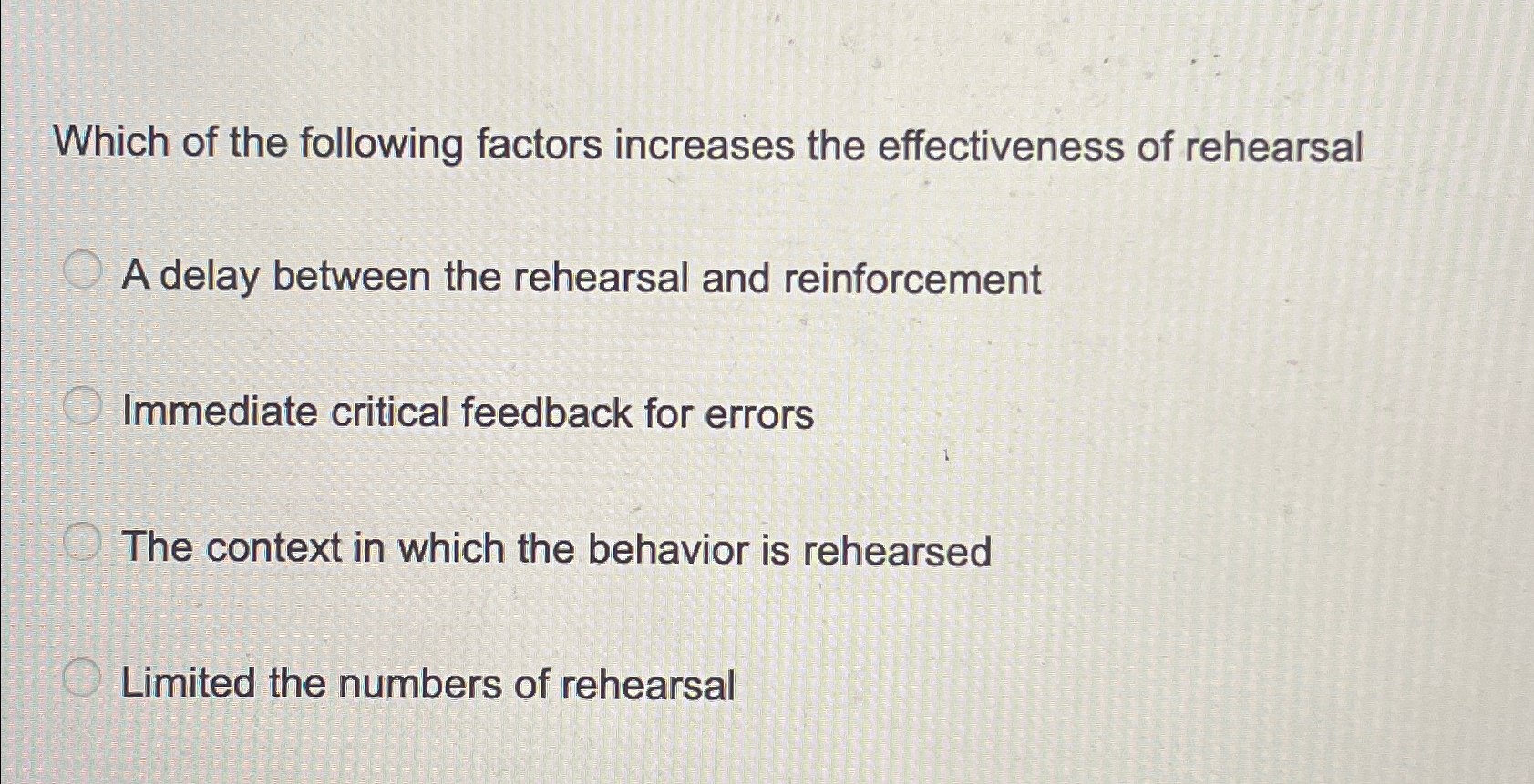 Solved Which of the following factors increases the | Chegg.com