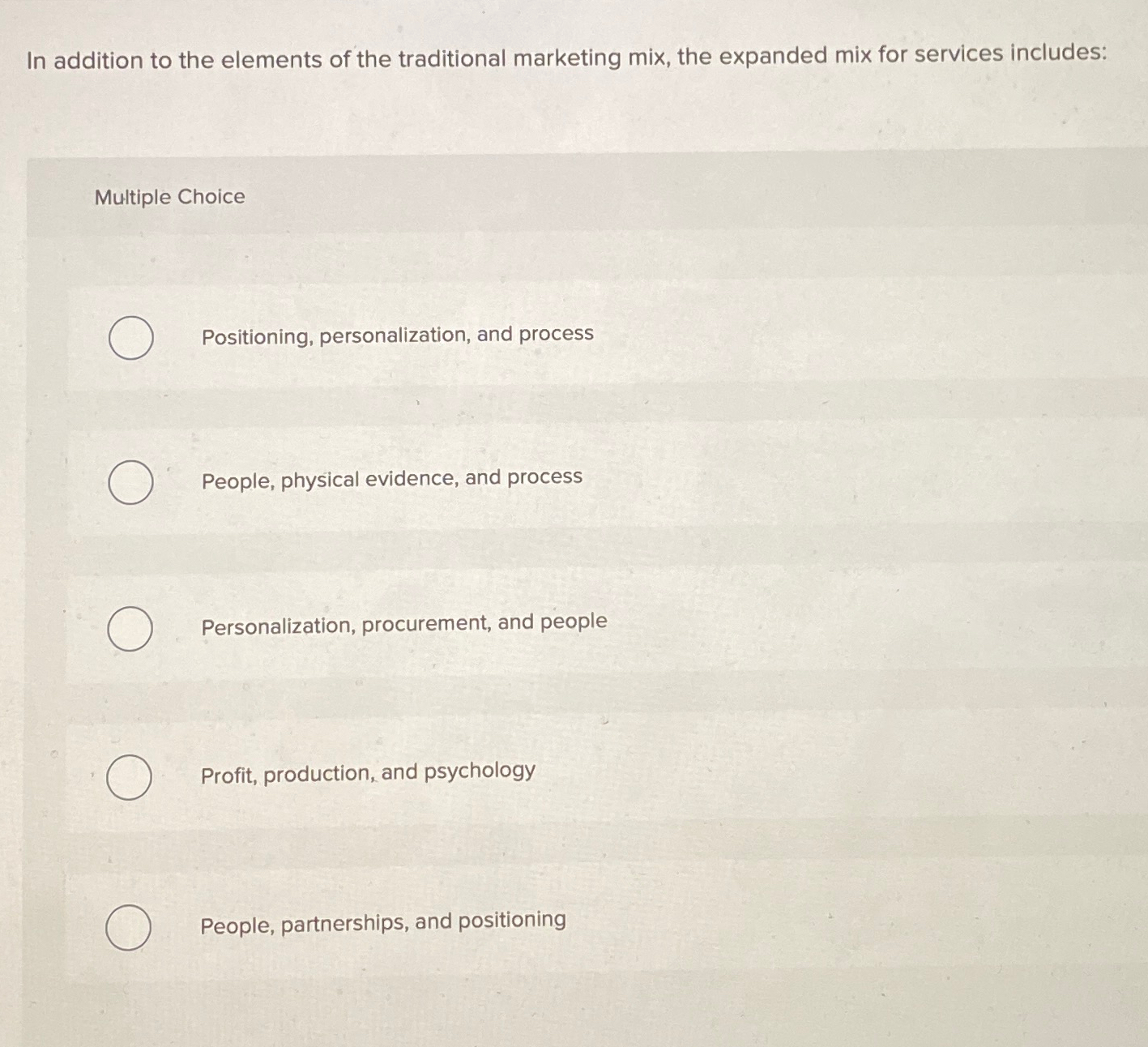 Solved In addition to the elements of the traditional | Chegg.com