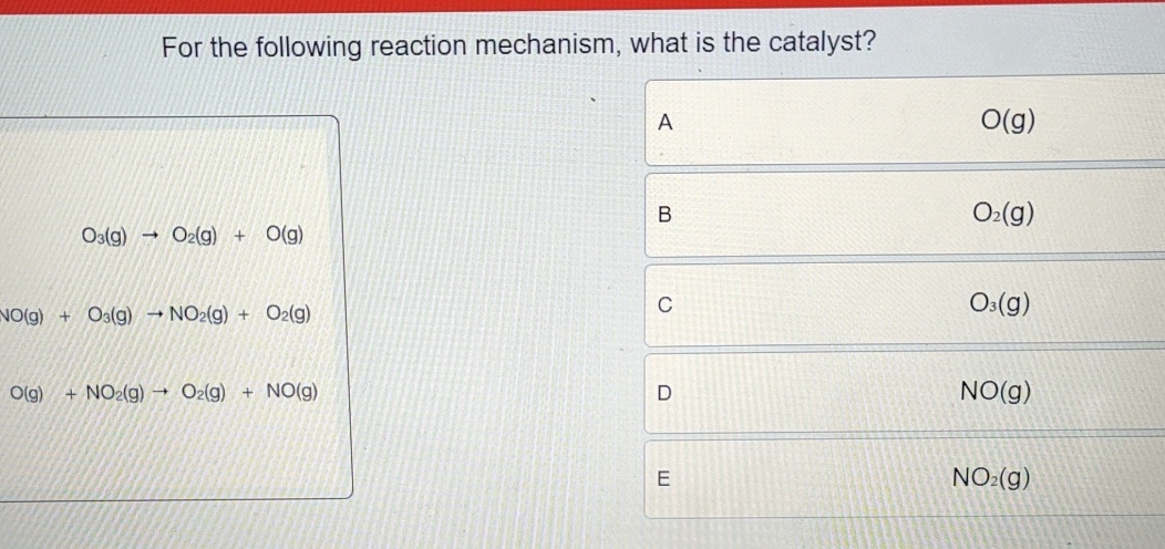 Solved For the following reaction mechanism, what is the | Chegg.com
