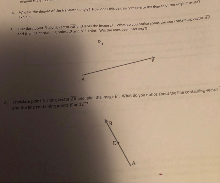 Solved original What is the degree of the translated angle? | Chegg.com