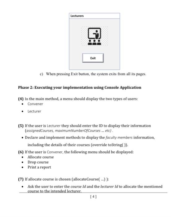 Solved Your task is to program all the following points in | Chegg.com