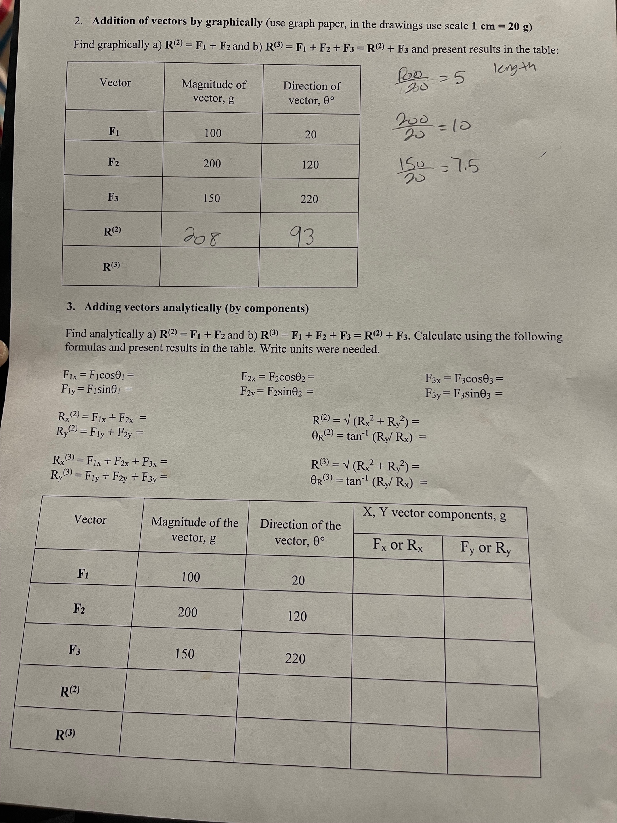 Solved please Complete these 2 ﻿tabels | Chegg.com