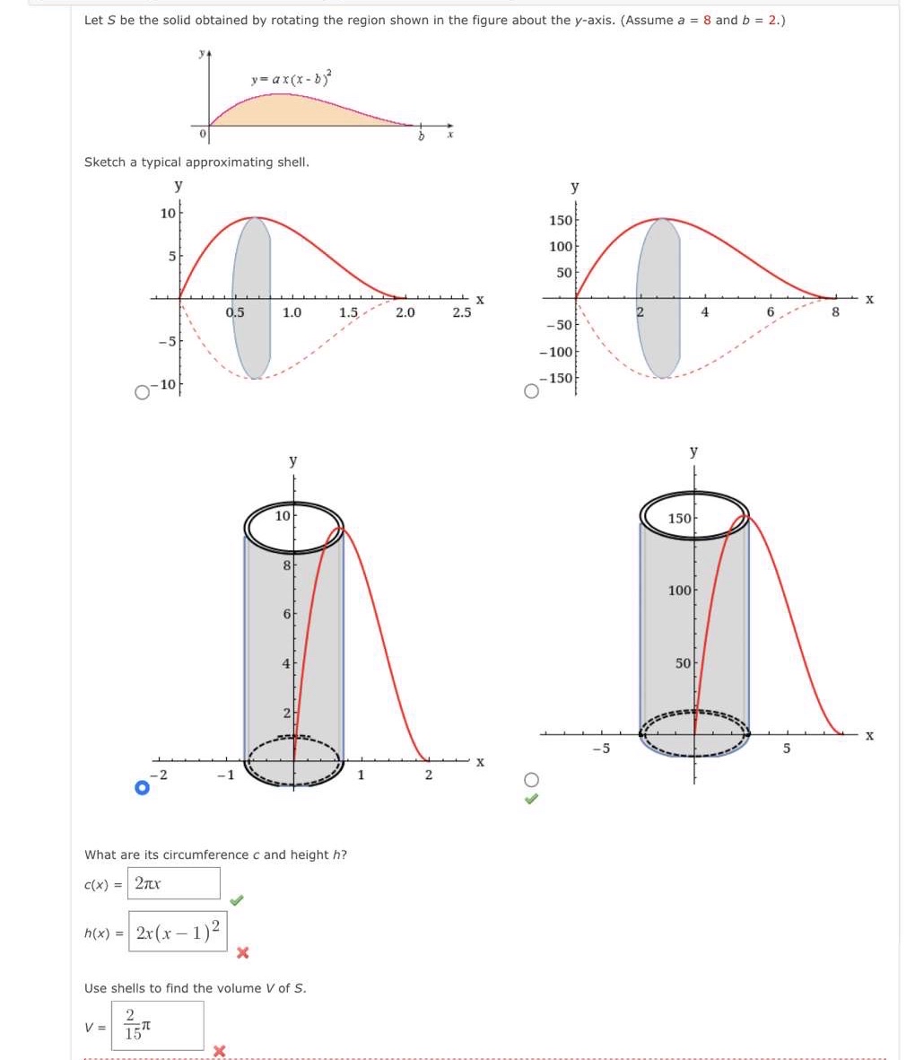 Solved Let S ﻿be the solid obtained by rotating the region | Chegg.com