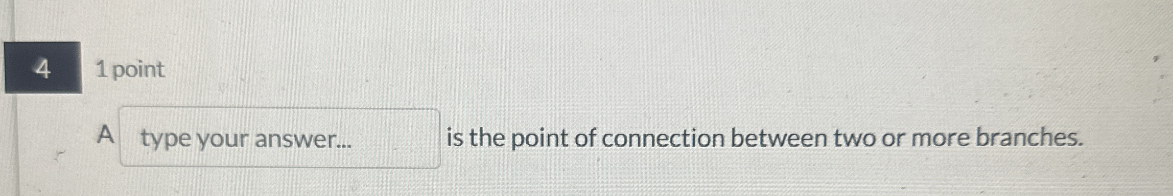 Solved 41 ﻿pointAis the point of connection between two or | Chegg.com