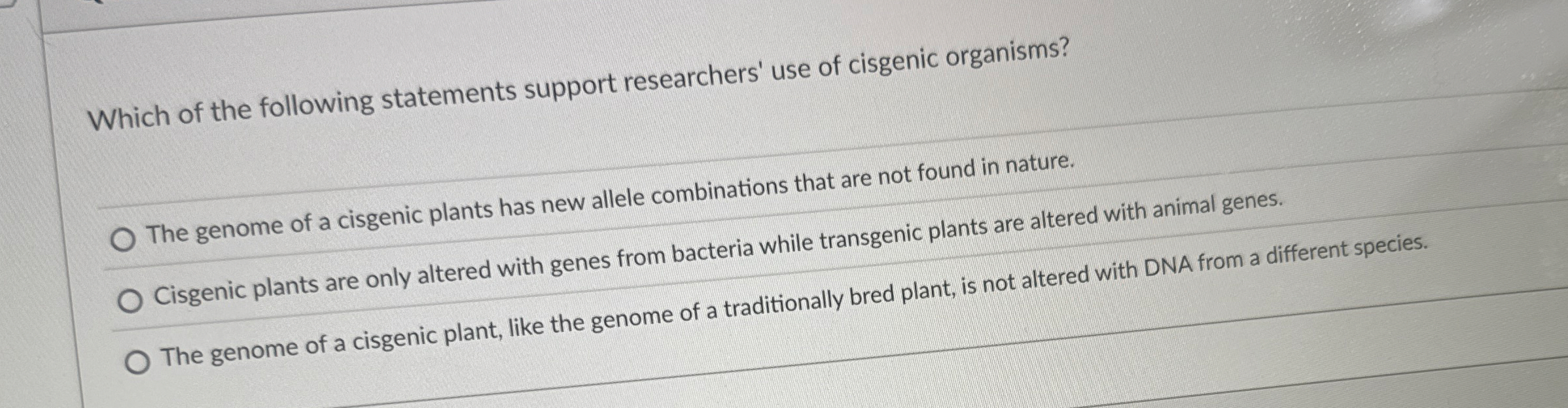 High Quality SOLUTION Which of the following statements support | Chegg.com
