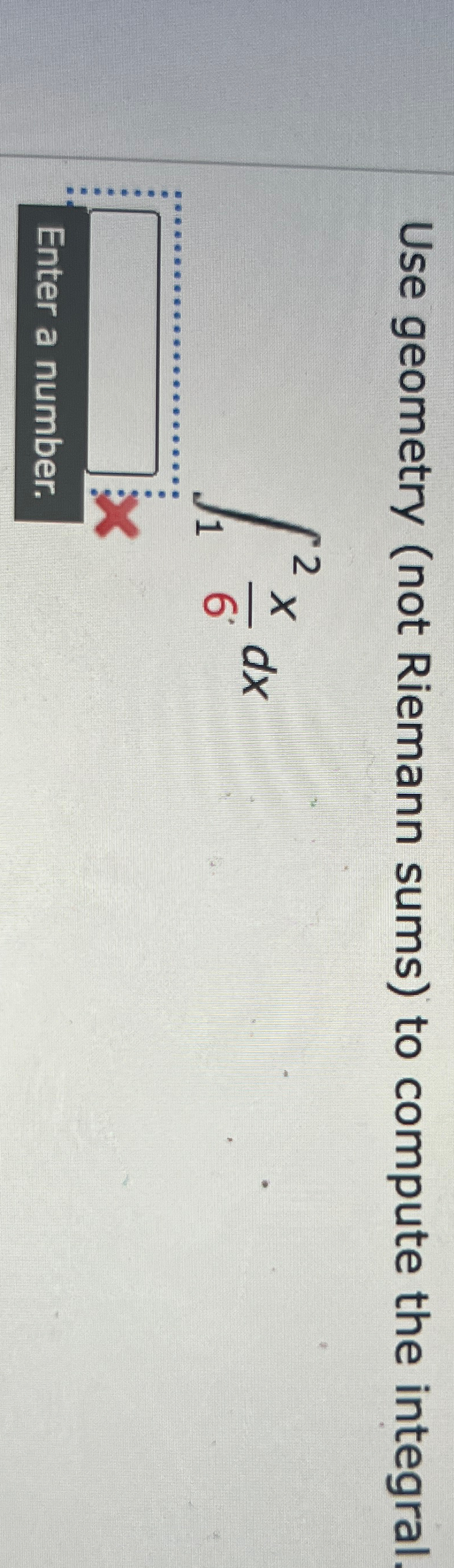 Solved Use geometry (not Riemann sums) ﻿to compute the | Chegg.com
