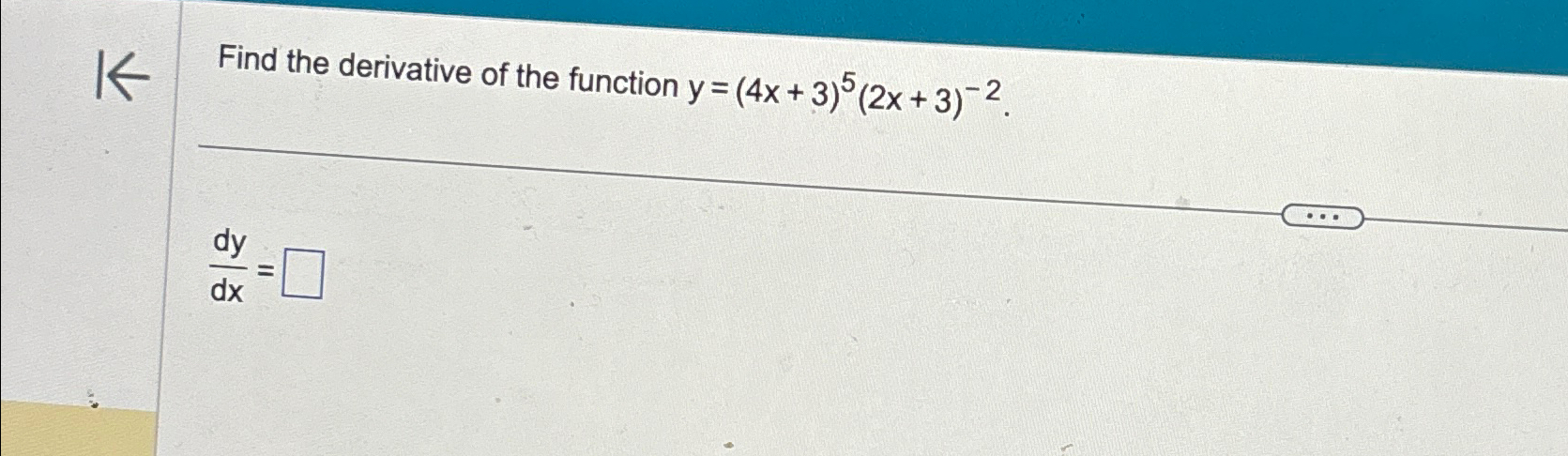 Solved Find the derivative of the function | Chegg.com