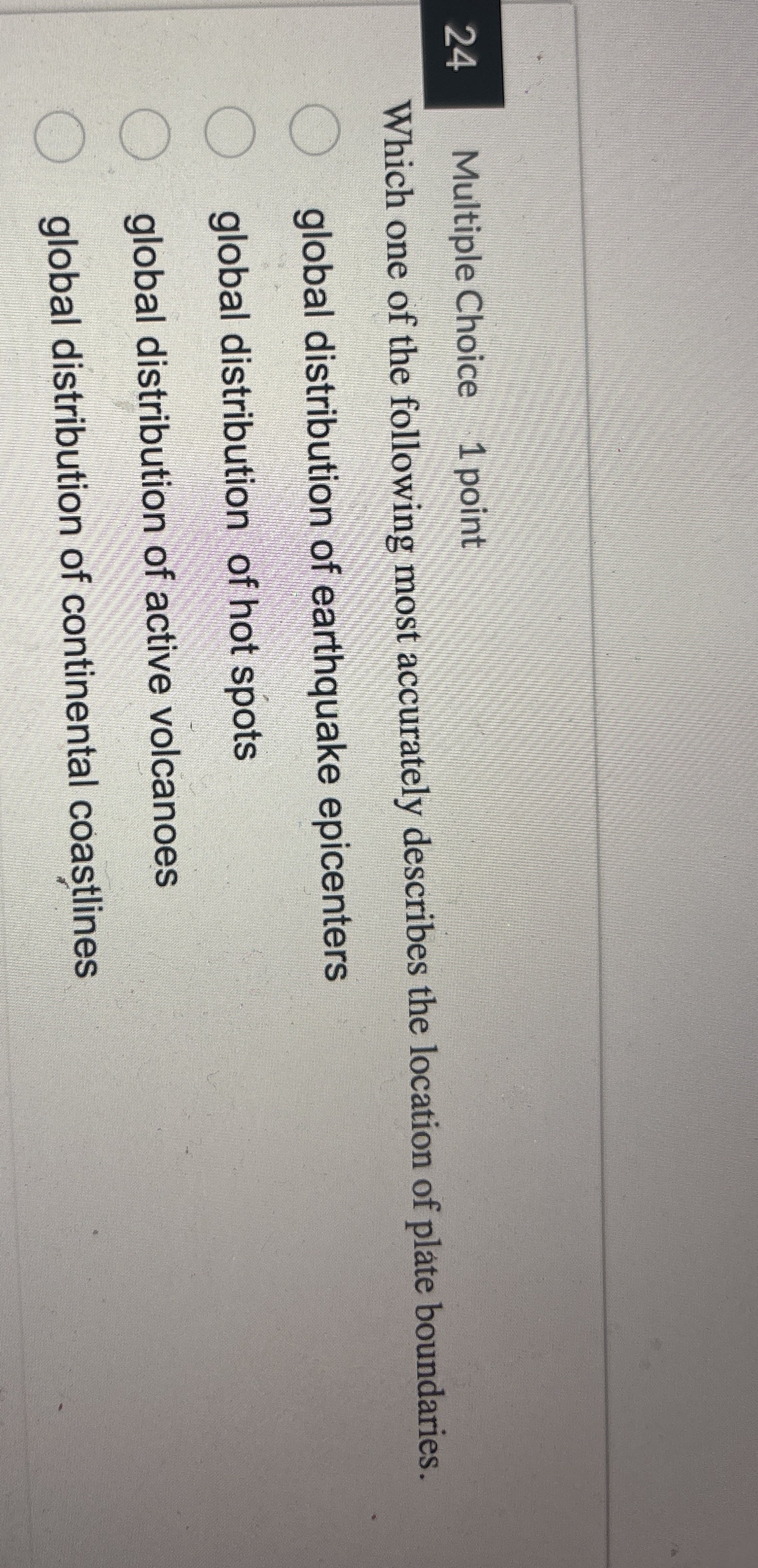 Solved 24Multiple Choice1 ﻿pointWhich one of the following | Chegg.com