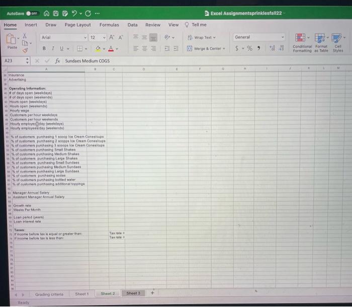 IS 2200 - Business Letter with Data Analysis/Pivot | Chegg.com