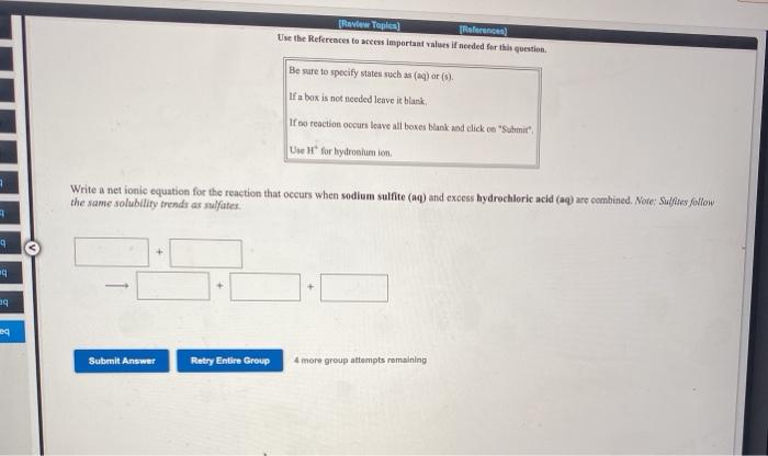 Solved (Review Toples] Reference Use the References to | Chegg.com