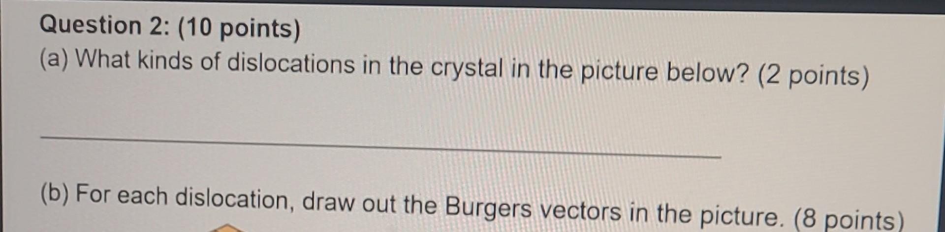 Solved Question 2: (10 points) (a) What kinds of | Chegg.com