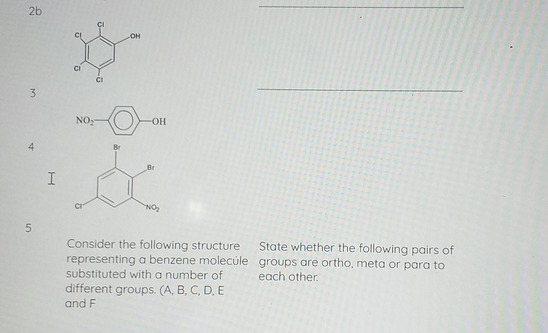 Solved Name or draw the following compounds: Chemical | Chegg.com